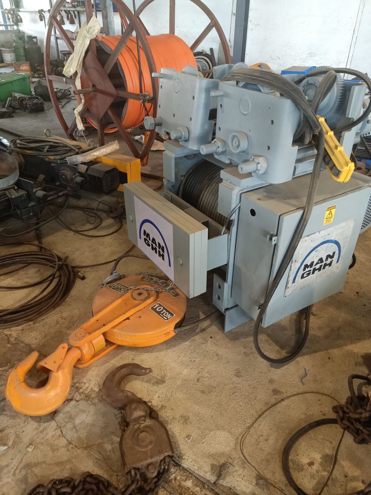 รอกไฟฟ้า MAN GHH 10 ตัน | ยกสูง 12 เมตร | มือสอง ราคาถูก