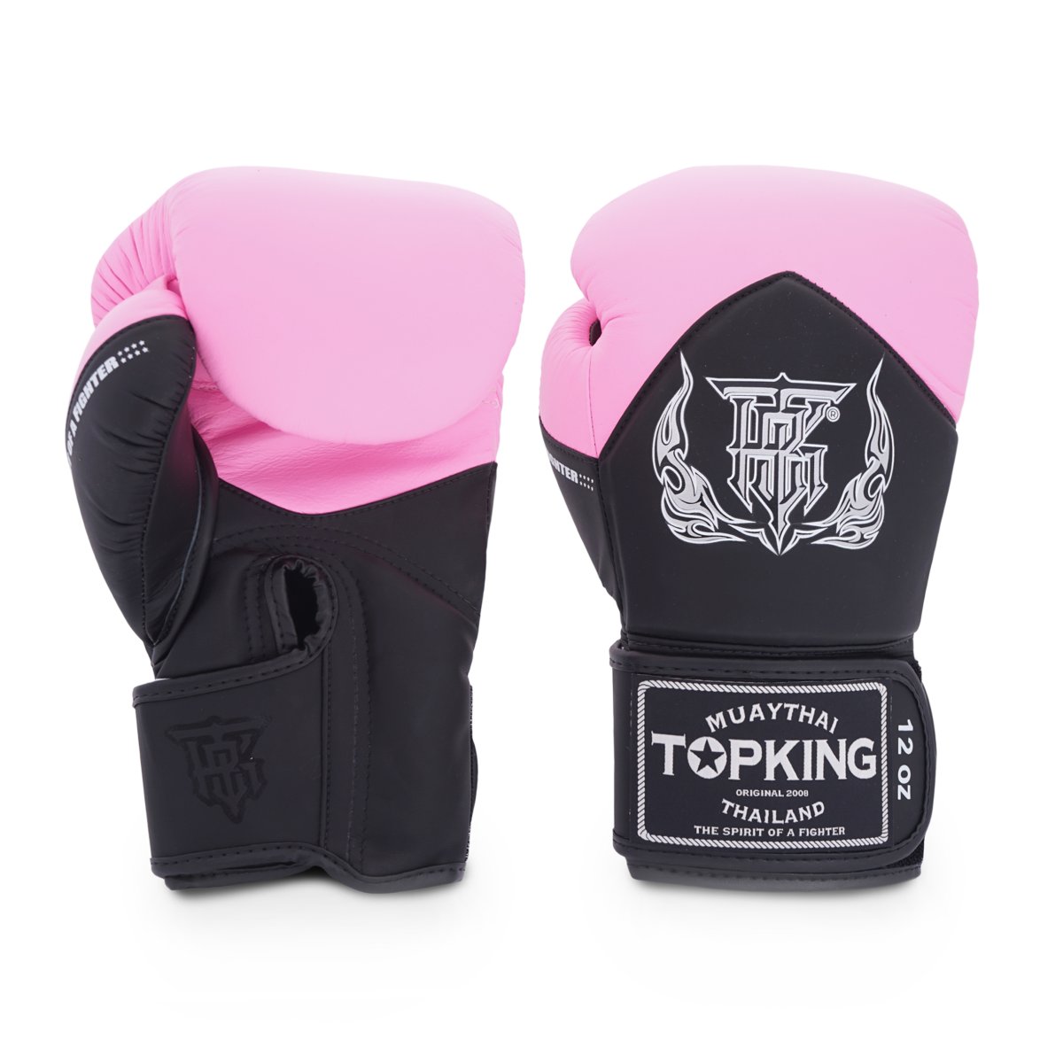 TOPKING GLOVES BLACK PINK BLEND - topkingboxing