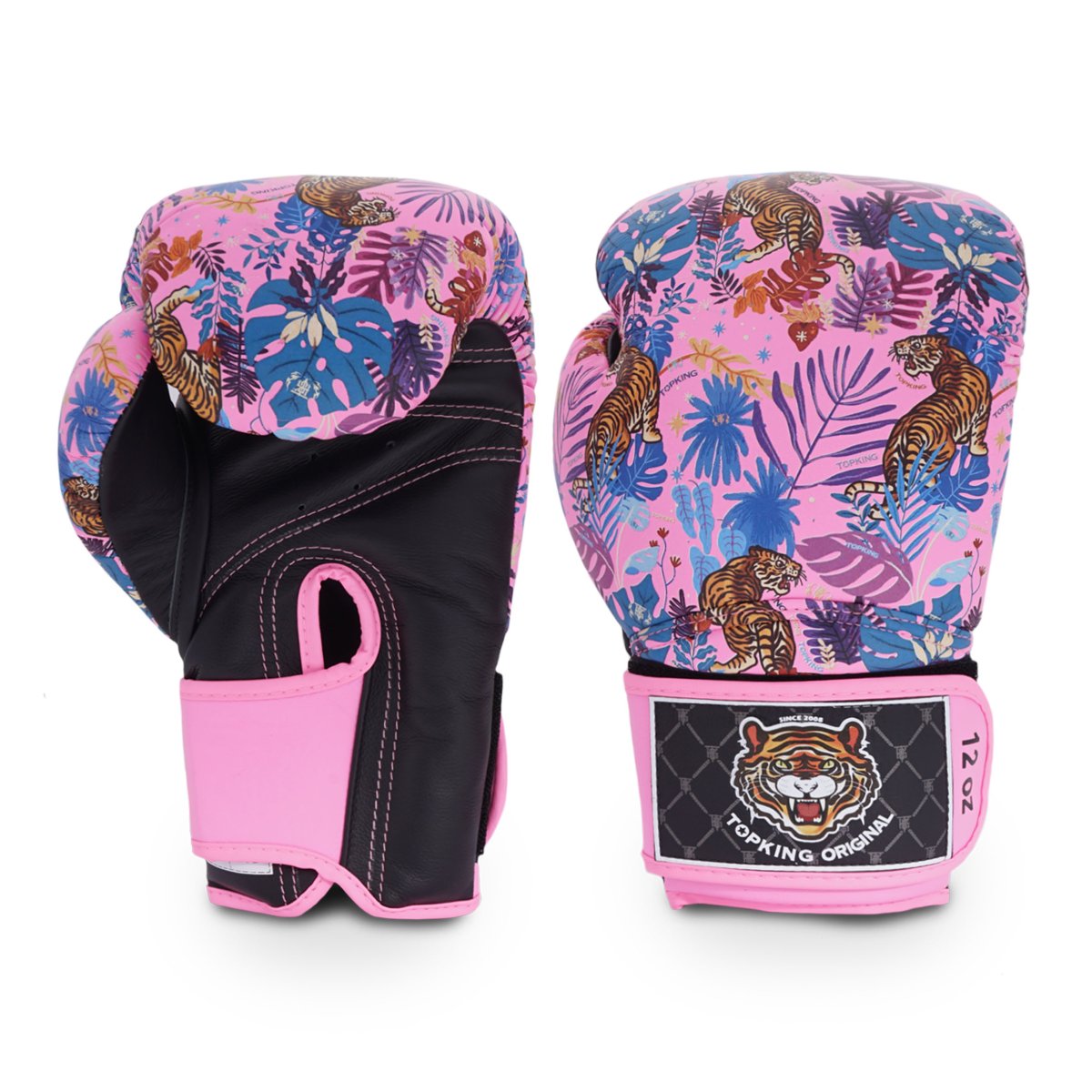 TOPKING GLOVES BLACK PINK WILD TIGER KING