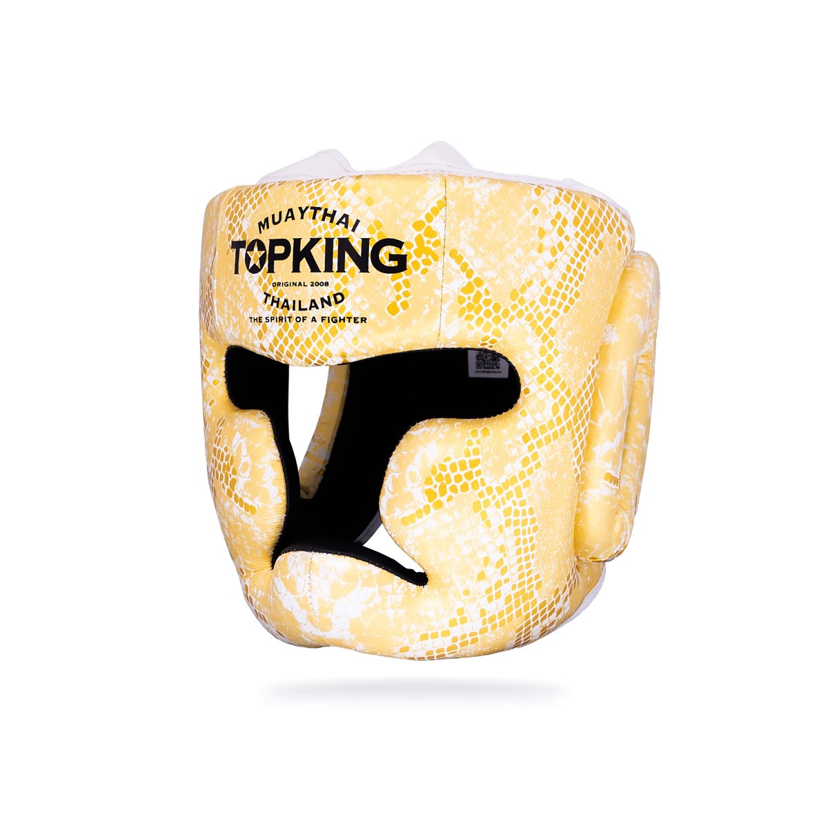 TOPKING HEAD GUARD WHITE GOLD SUPER SNAKE