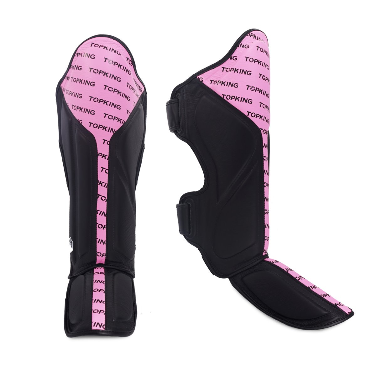 TOPKING SHIN GUARD BLACK PINK FULL IMPACT