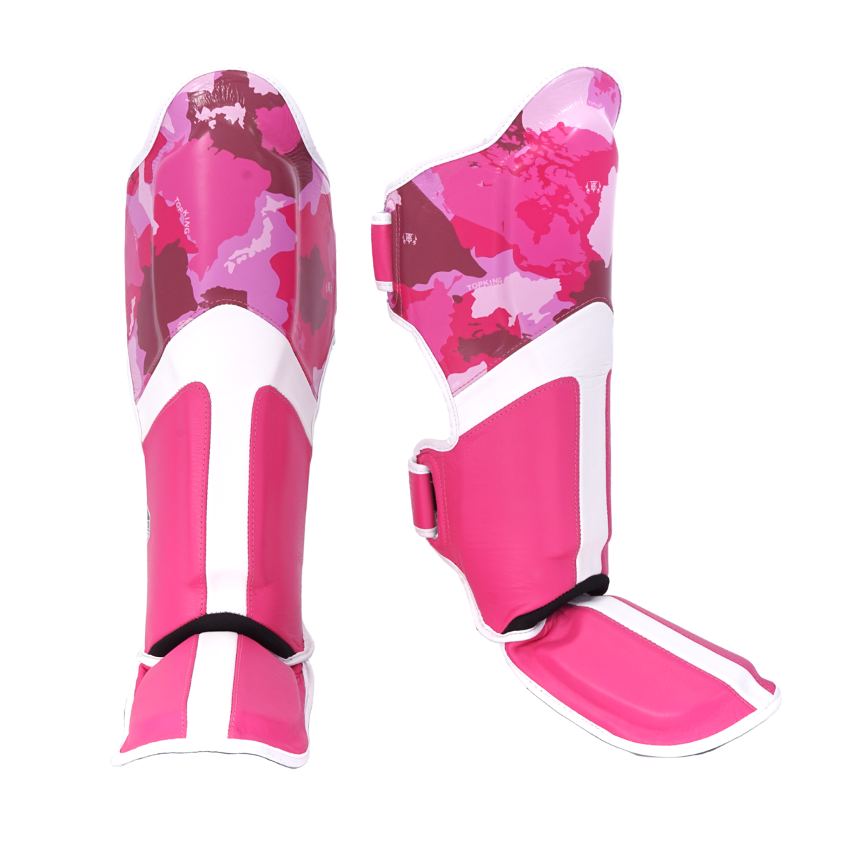 TOPKING SHIN GUARDS PINK CAMOUFLAGE