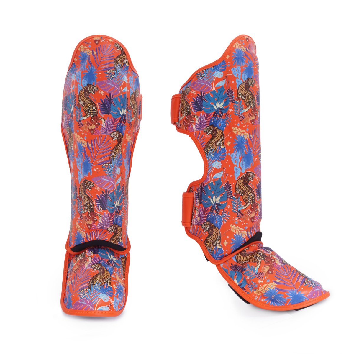 TOPKING SHIN GUARD ORANGE WILD TIGER KING