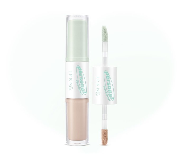 [DAISO] IPKN Personal Tone Correcting Concealer Duo Green - testerkorea