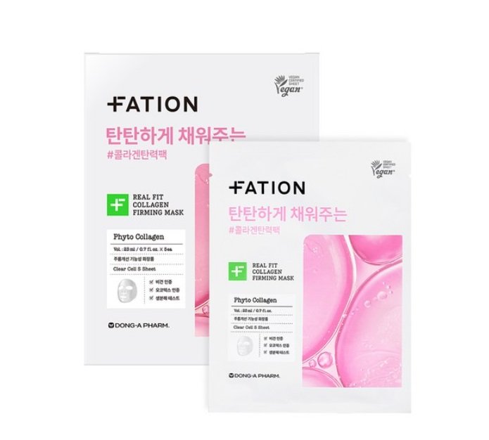 FATION Real Fit Collagen Firming Mask Sheet 10ea - testerkorea
