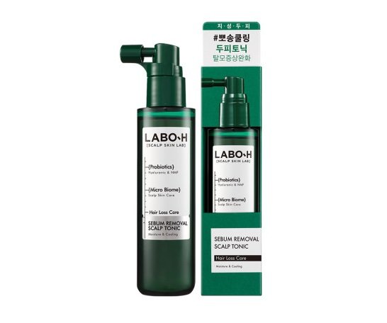 LABO-H Probiotics Sebum Removal Scalp Tonic 80ml - testerkorea