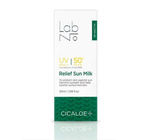 LabNo Cicaloe Relief Sun Milk SPF50+ PA++++ 50ml - testerkorea