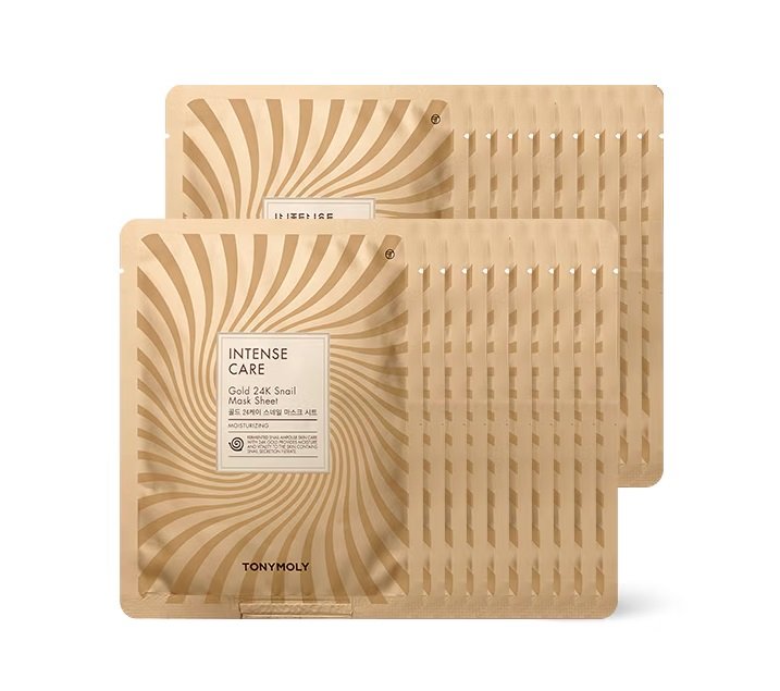 TONYMOLY Intense Care Gold 24K Snail Mask sheet 20pcs.
