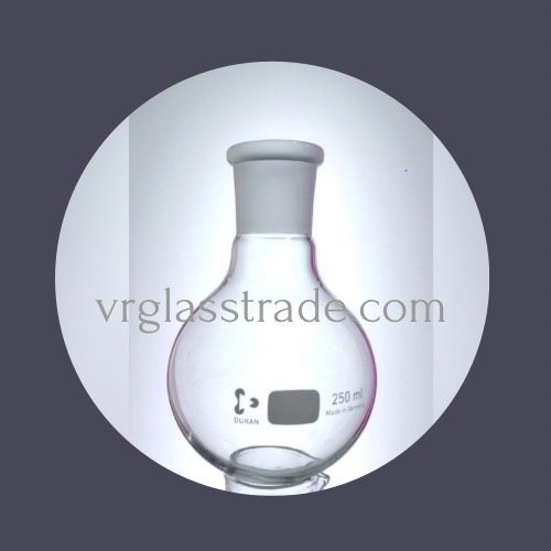 Flask ,Round Bottom 1neck - vrglasstrade