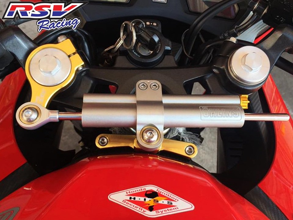 ขาจับกันสะบัด CBR650F จับ Hyperpro-Ohlins-Yss