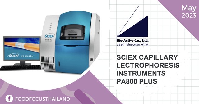 SCIEX CAPILLARY ELECTROPHORESIS INSTRUMENTS PA800 PLUS - foodfocusupdate