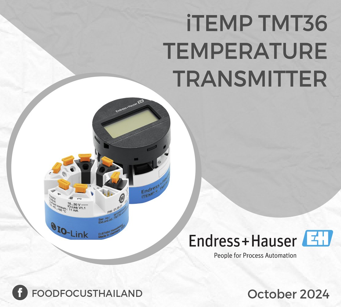 iTEMP TMT36 TEMPERATURE TRANSMITTER - foodfocusupdate