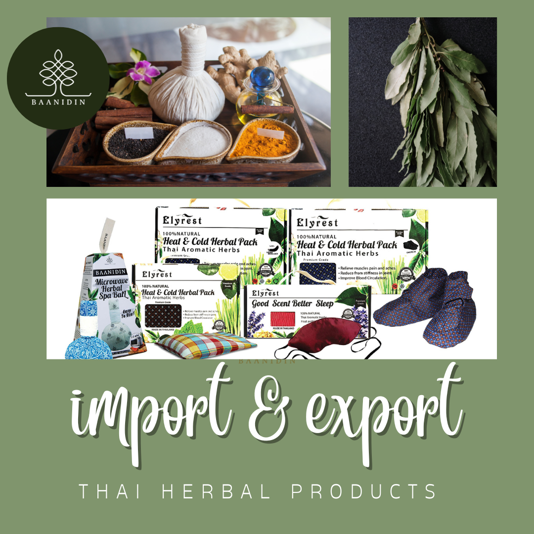 How to import and export Thai herbal spa products to global