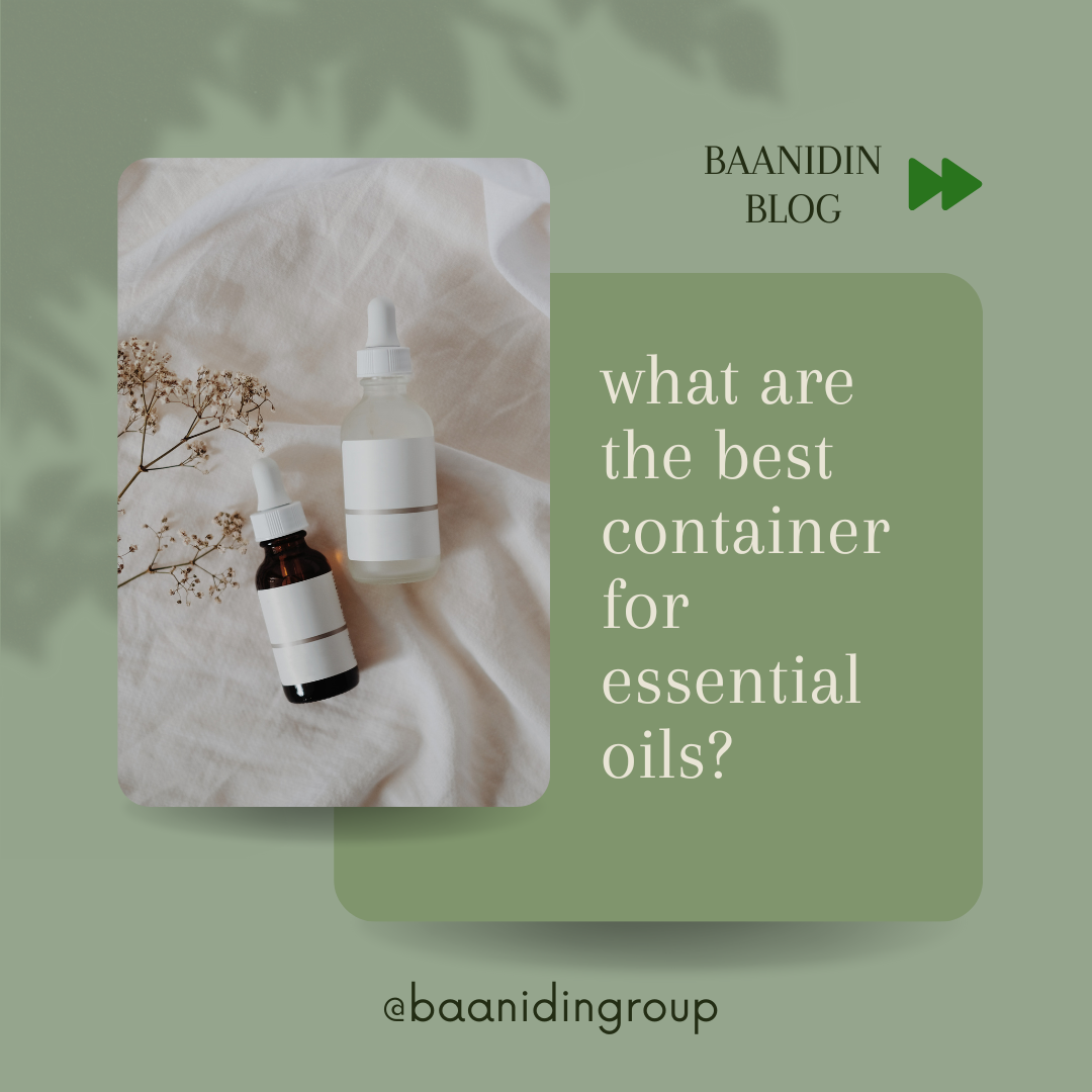 What are the best containers for essential oils?