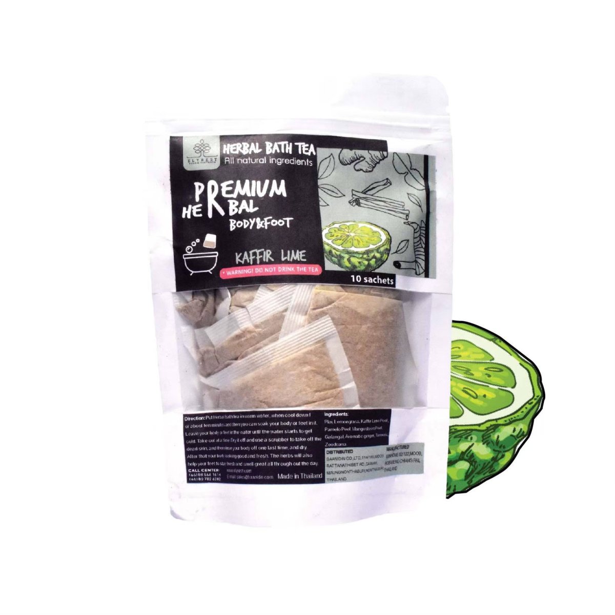 Kaffir Lime Herbal Bath Tea