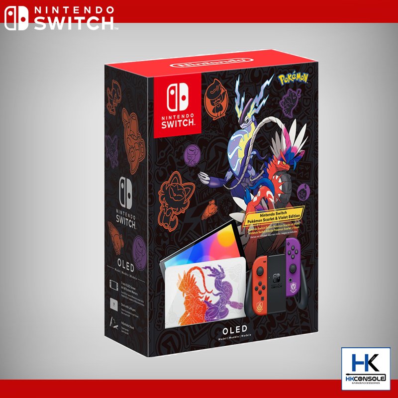 Nintendo Switch OLED model Pokémon Scarlet & Violet Edition (เครื่องลาย ...