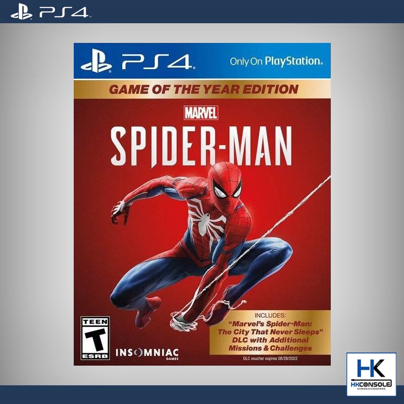 PS4- Marvel's Spider-Man : Game of the Year Edition