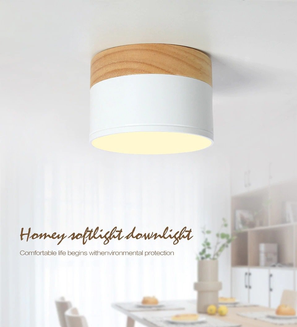 Wood Grain Ceiling Downlight - lightgallerydesign