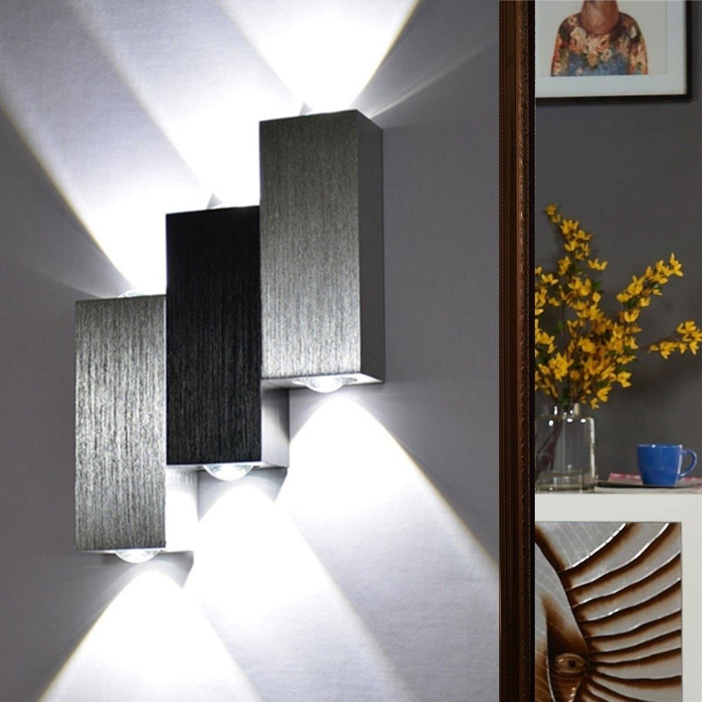 LED Wall light recessed Stair Shape