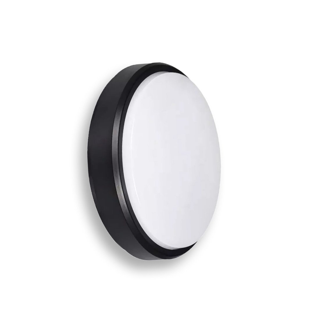 LED Wall Light Bulkhead 10W Black