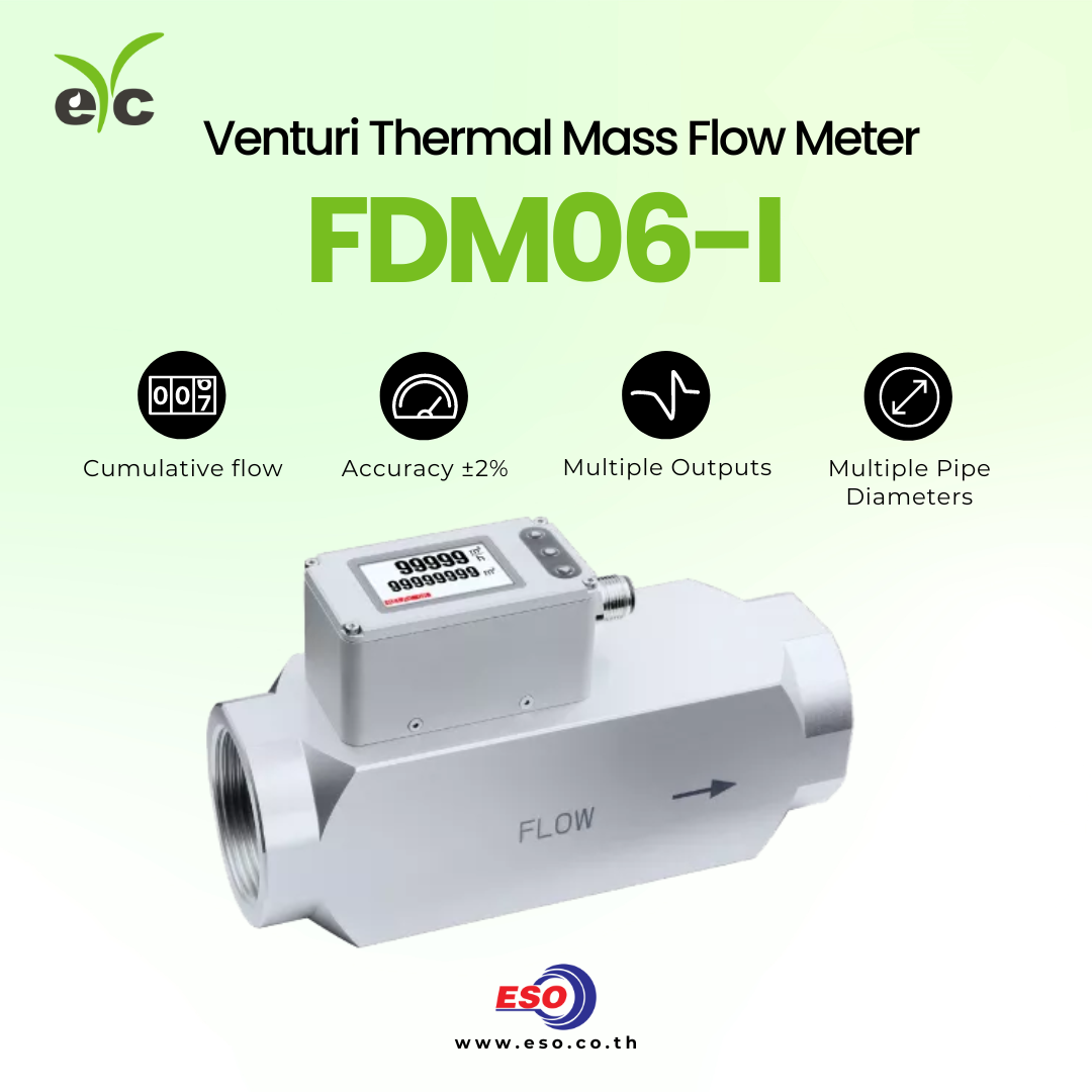 FDM06-I-D40G2 Venturi Thermal Mass Flow Meter (DN40)