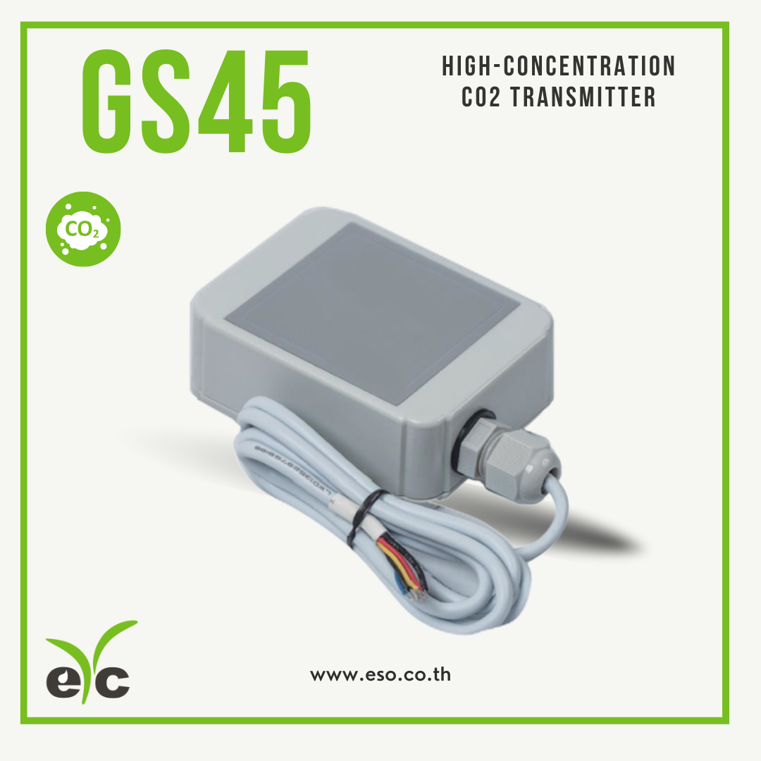 CO2 High-concentration Sensor transmitter GS45-N (0..30%vol) - eso