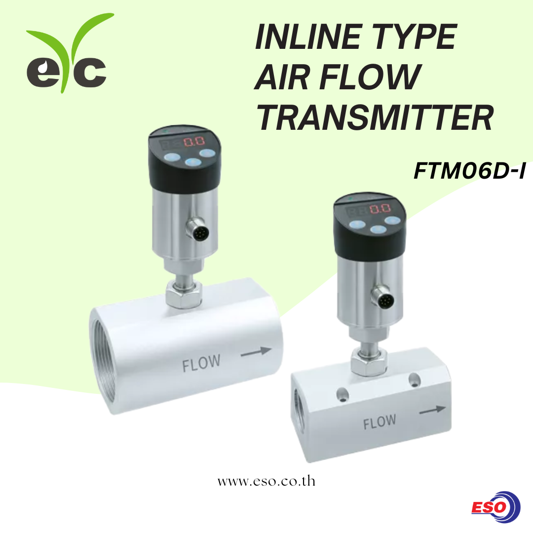 FTM06D-I-D15G2-DW Inline Type Air Flow Transmitter (DN15 G1/2")