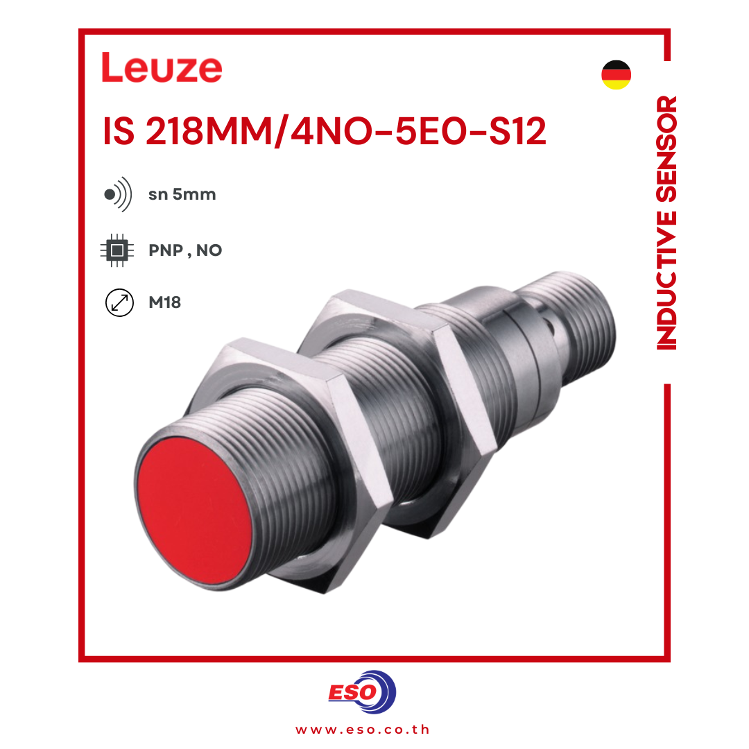 IS 218MM/4NO-5E0-S12 - Inductive sensor (M18) (PNP NO) - eso
