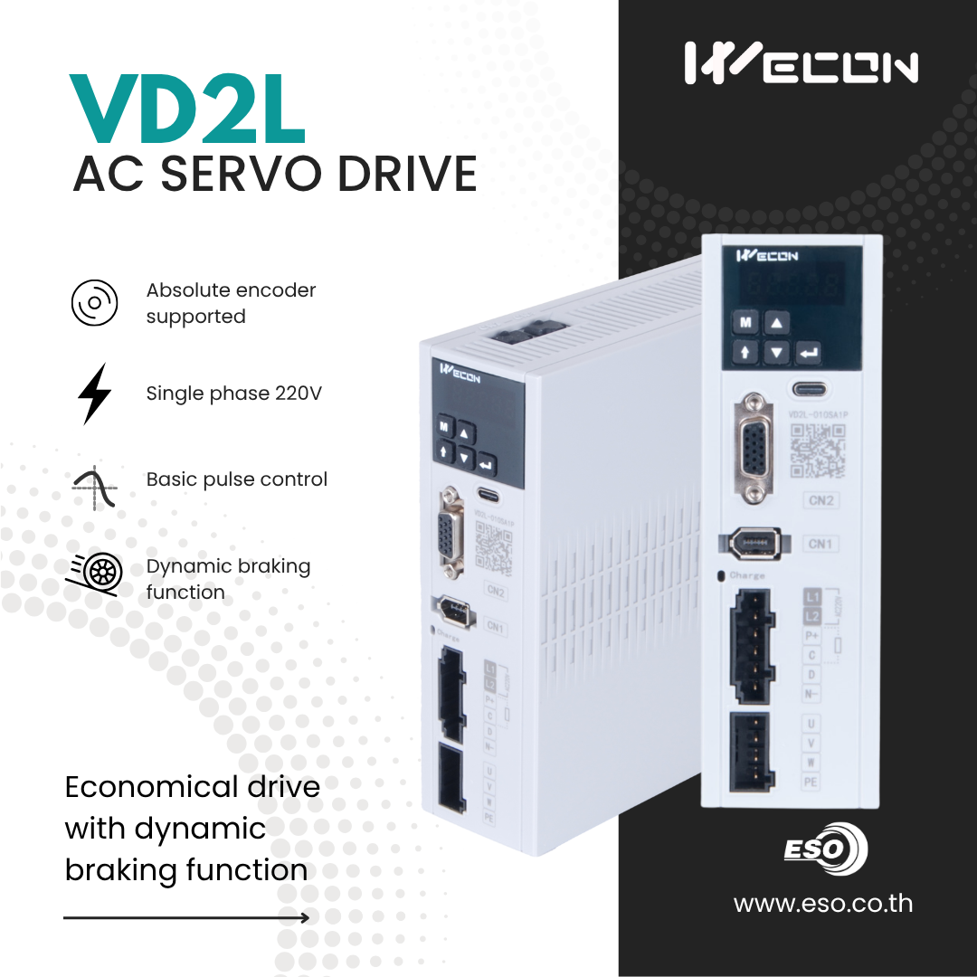 VD2L Servo Drive WECON / เซอร์โวไดรฟ์อุตสาหกรรม - eso