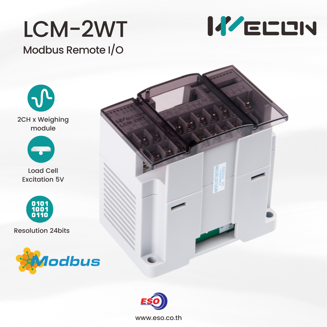 LCM-2WT Modbus Module / 2CH Weighing module (Load Cell)