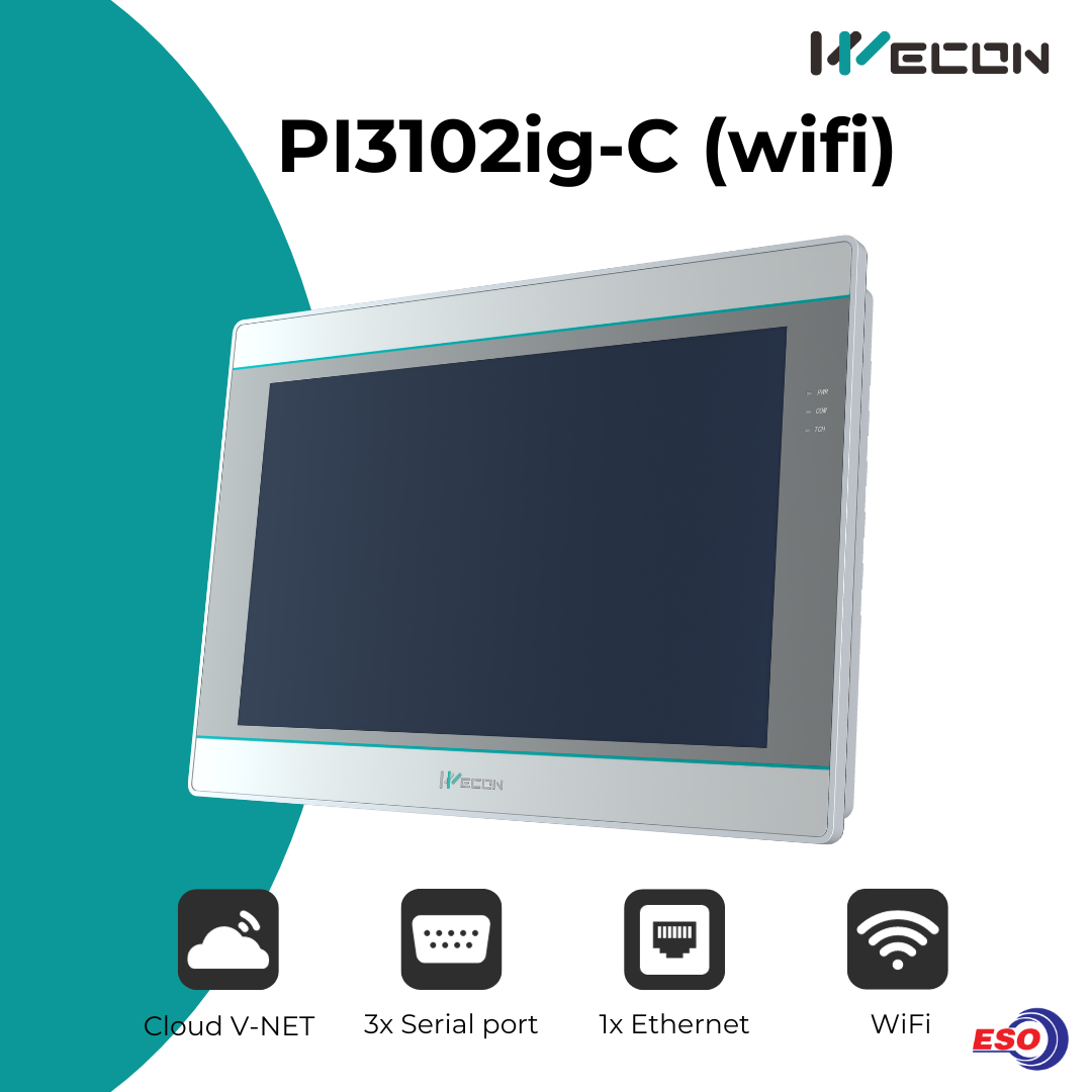 PI3102ig-C WiFi HMI / Human machine interface WECON