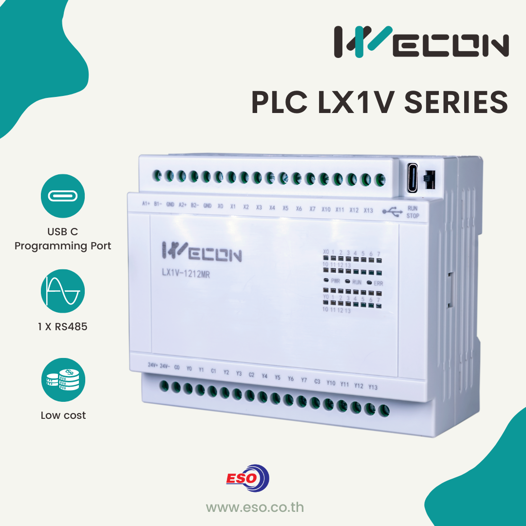 PLC LX1V-0806MR-D / 8 Digital input , 6 Digital output Relay