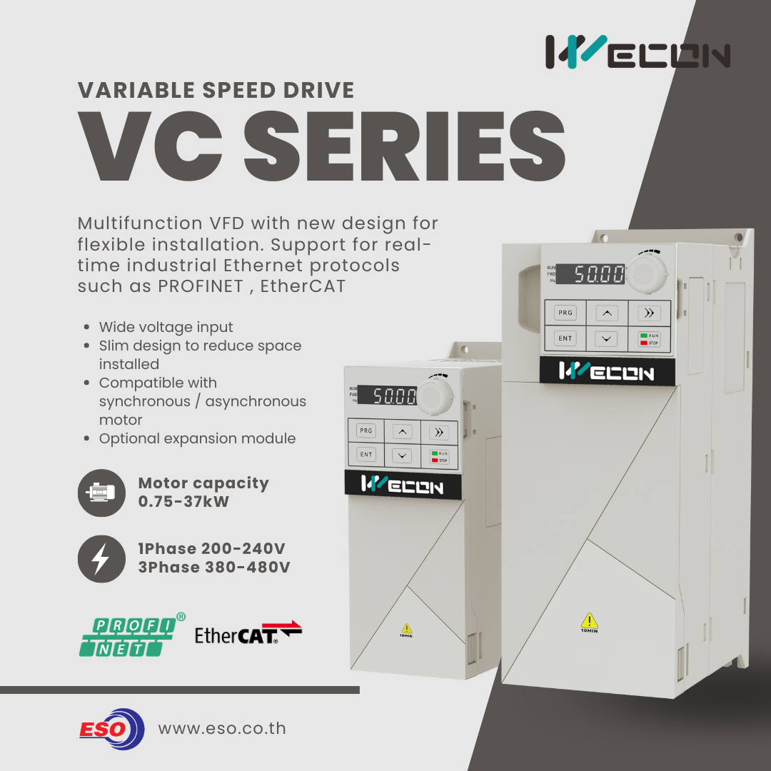 VC-4T015B-E INVERTER DRIVE (3Phase 380VAC / 15kW , 20H.P.) - eso