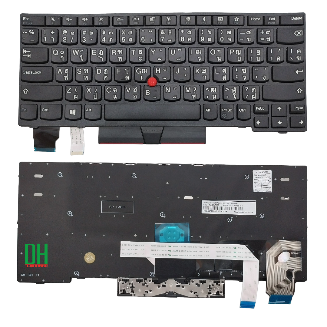 แป้นพิมพ์ คีย์บอร์ดโน๊ตบุ๊ค LENOVO Thinkpad X280 A285 X395 X390 Laptop ...