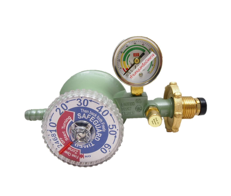 หัวปรับโลว์ SCG R-500 LP มีเซฟตี้ เกจ์ และตัวตั้งเวลาอัตโนมัติ