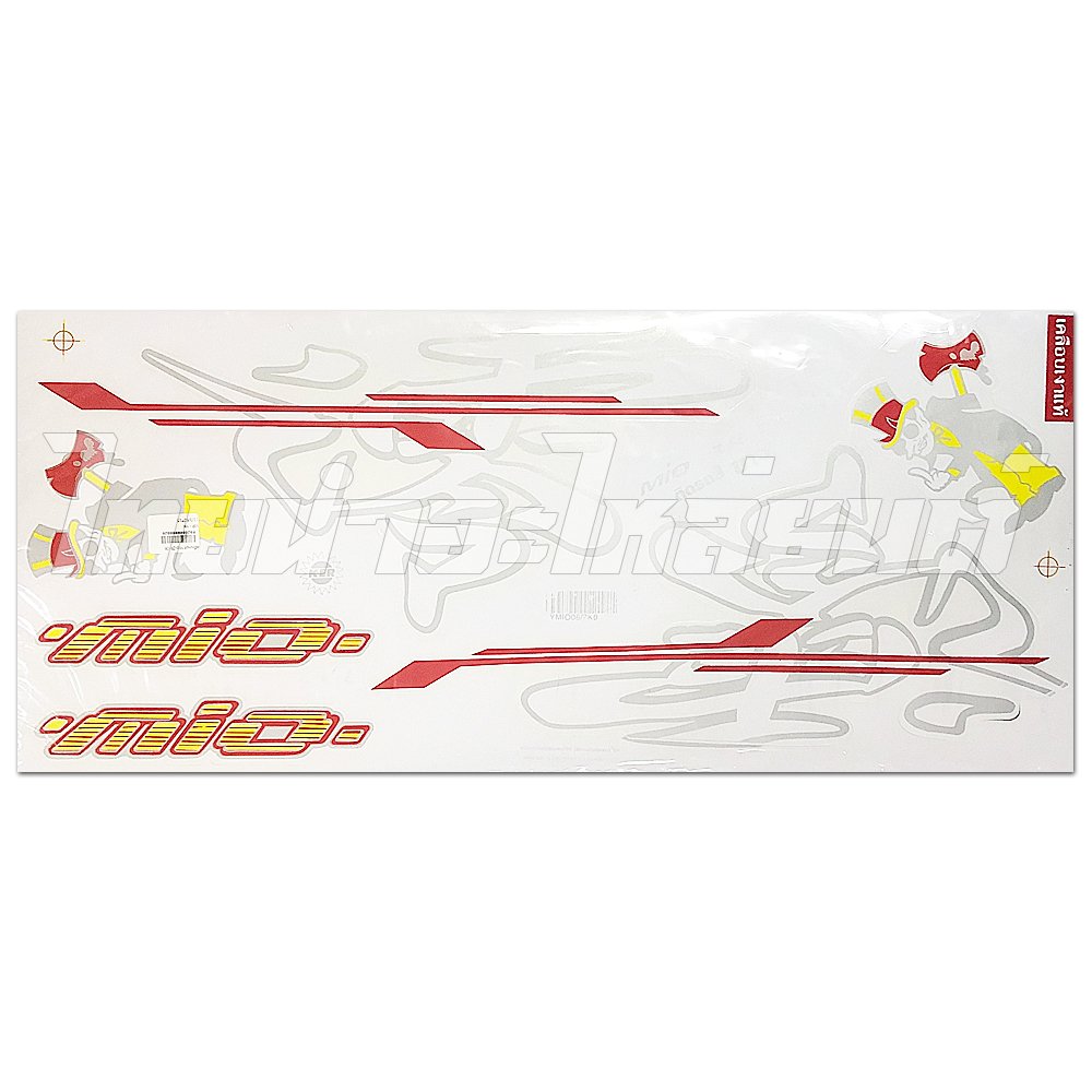 สติ๊กเกอร์ Mio ZR 2006 รุ่น 7 [ติดรถ สีขาว]
