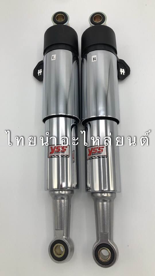 โช๊คหลังคู่ C100N สีดำ ยี่ห้อ YSS - thainum
