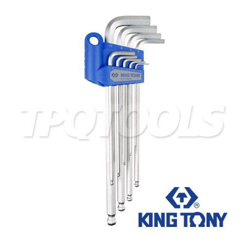 20109MR ประแจหกเหลี่ยมหัวบอลยาว 1.5-10 มม. (9 ตัวชุด) - tpqtools