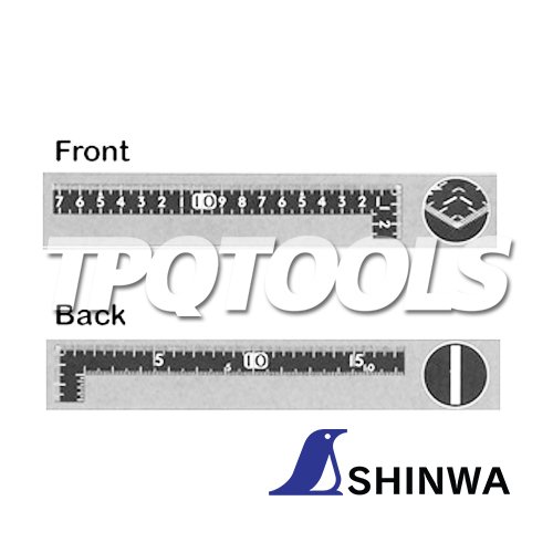 12416 ฉากเหล็ก 15 x 30 ซม. SHINWA Steel Small Carpenter's Square