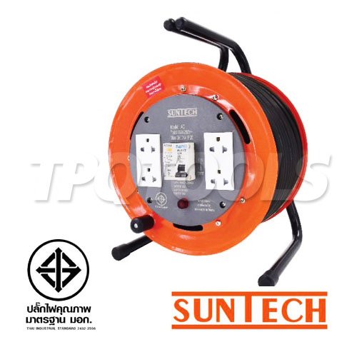 AC2520 (16A) ล้อเก็บสายไฟ มาตรฐาน มอก. สายไฟ 20 ม. 2.5 sq.mm.