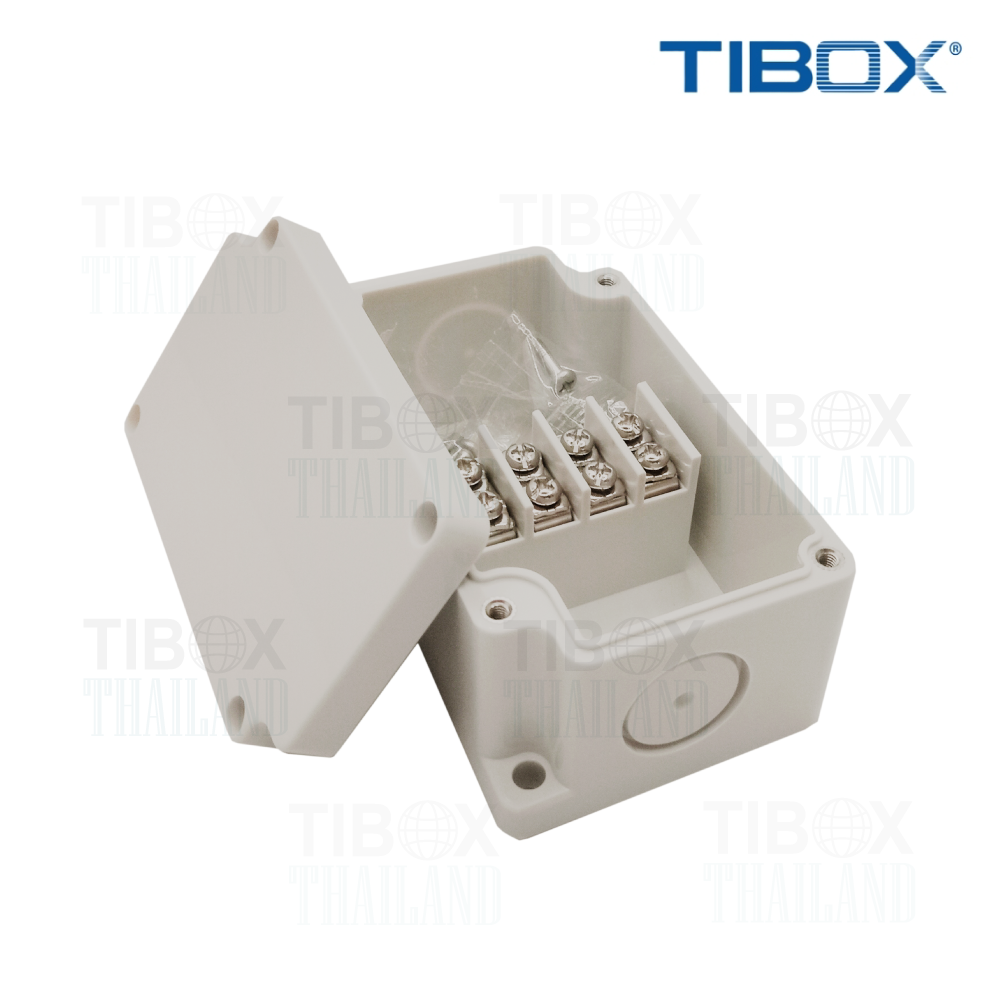 TIBOX TJ-4P-M TIBOX Plastic Terminal Block Box กลอ่งเทอร์มินอล Tibox
