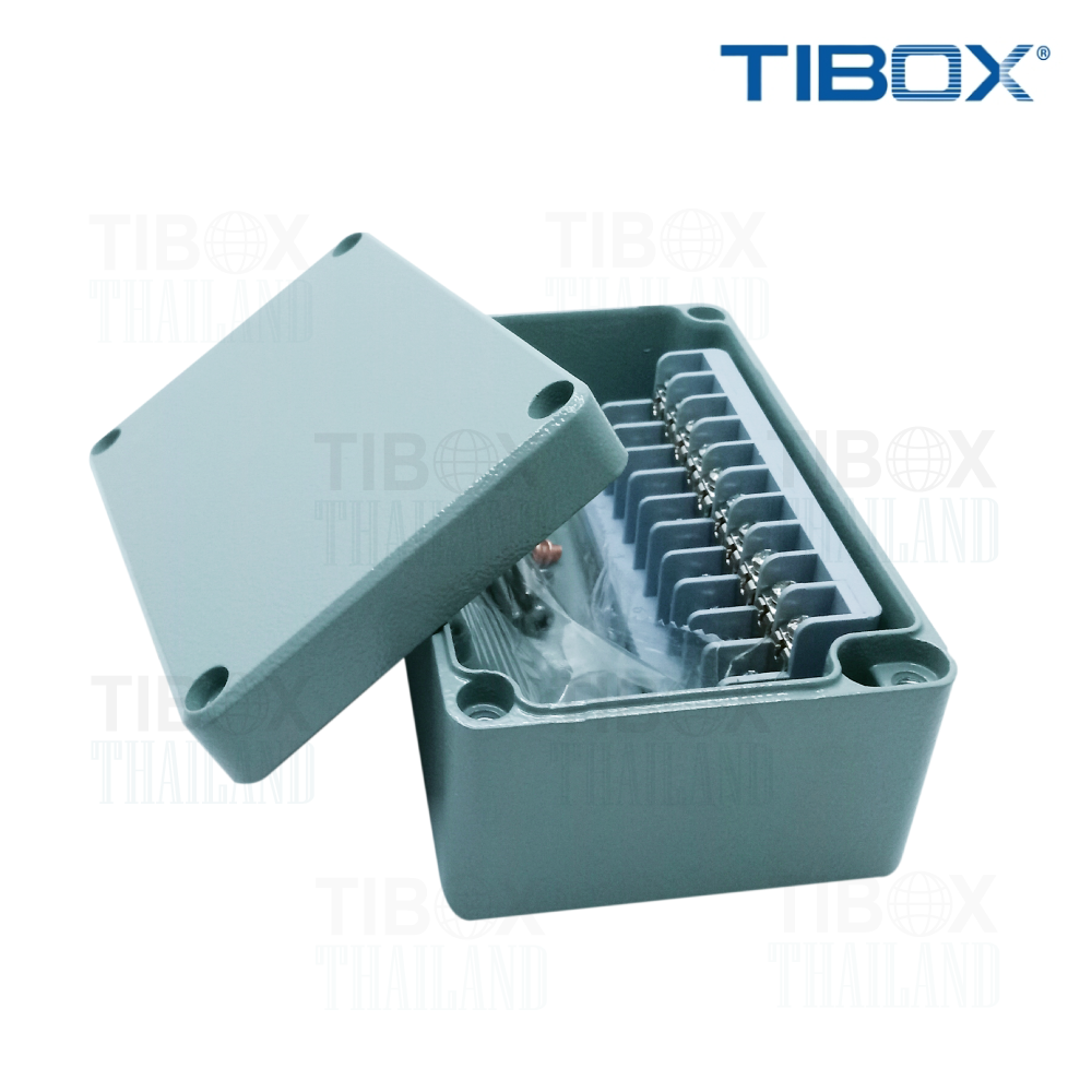 TIBOX LV-10P Aluminium Terminal Block Box กล่องเทอร์มินอลอลูมิเนียมกัน ...