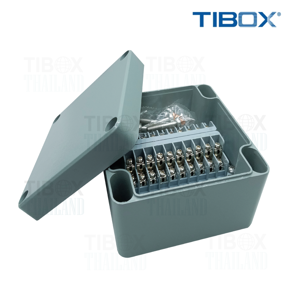 TIBOX LV-20P-S กล่องเทอร์มินอลอลูมิเนียมกันน้ำ IP66/67 Aluminium ...