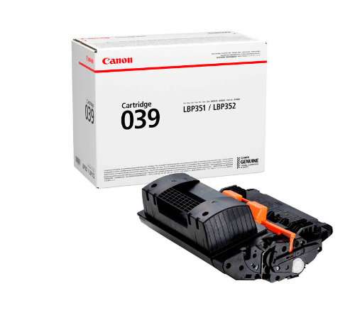 Canon Cartridge-039 BK Black ตลับหมึกโทนเนอร์ (สีดำ) ของแท้ ประกันศูนย์ - tonerprintthai