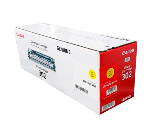 Canon Cartridge-302 Y Drum Yellow ตลับดรัม (สีเหลือง) ของแท้ ประกันศูนย์ - tonerprintthai