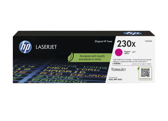HP 230X W2303X Magenta ตลับหมึกเลเซอร์ โทนเนอร์ (สีม่วงแดง) รับประกัน ...