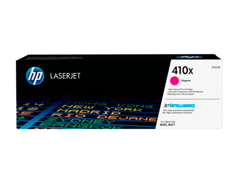 HP 410X CF413X Magenta ตลับหมึกโทนเนอร์ (สีม่วงแดง) ของแท้ ประกันศูนย์ ...