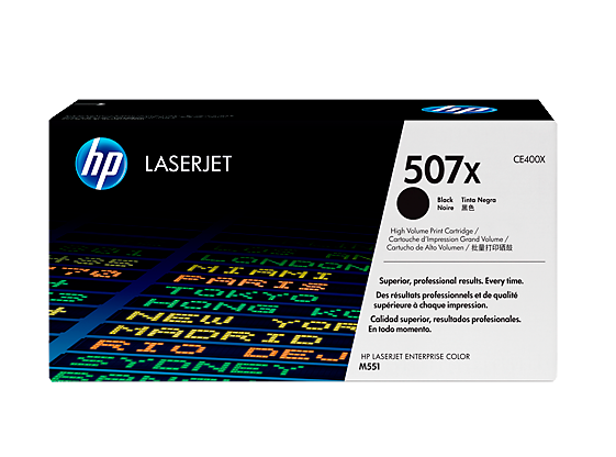HP 507X CE400X Black ตลับหมึกโทนเนอร์ (สีดำ) ของแท้ ประกันศูนย์