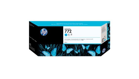 HP 772 300ml Cyan (สีฟ้า) DesignJet Ink Cartridge ตลับหมึกอิงค์เจ็ท ของ ...