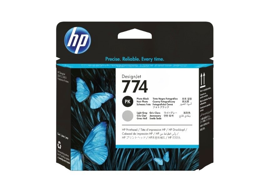 HP 774 Photo Black (สีดำ)/Lt Gry (สีเทาอ่อน) Printhead ตลับหมึกอิงค์ ...